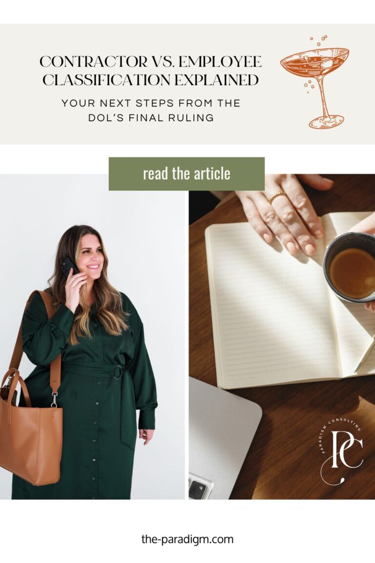 Contractor vs. Employee Classification Explained